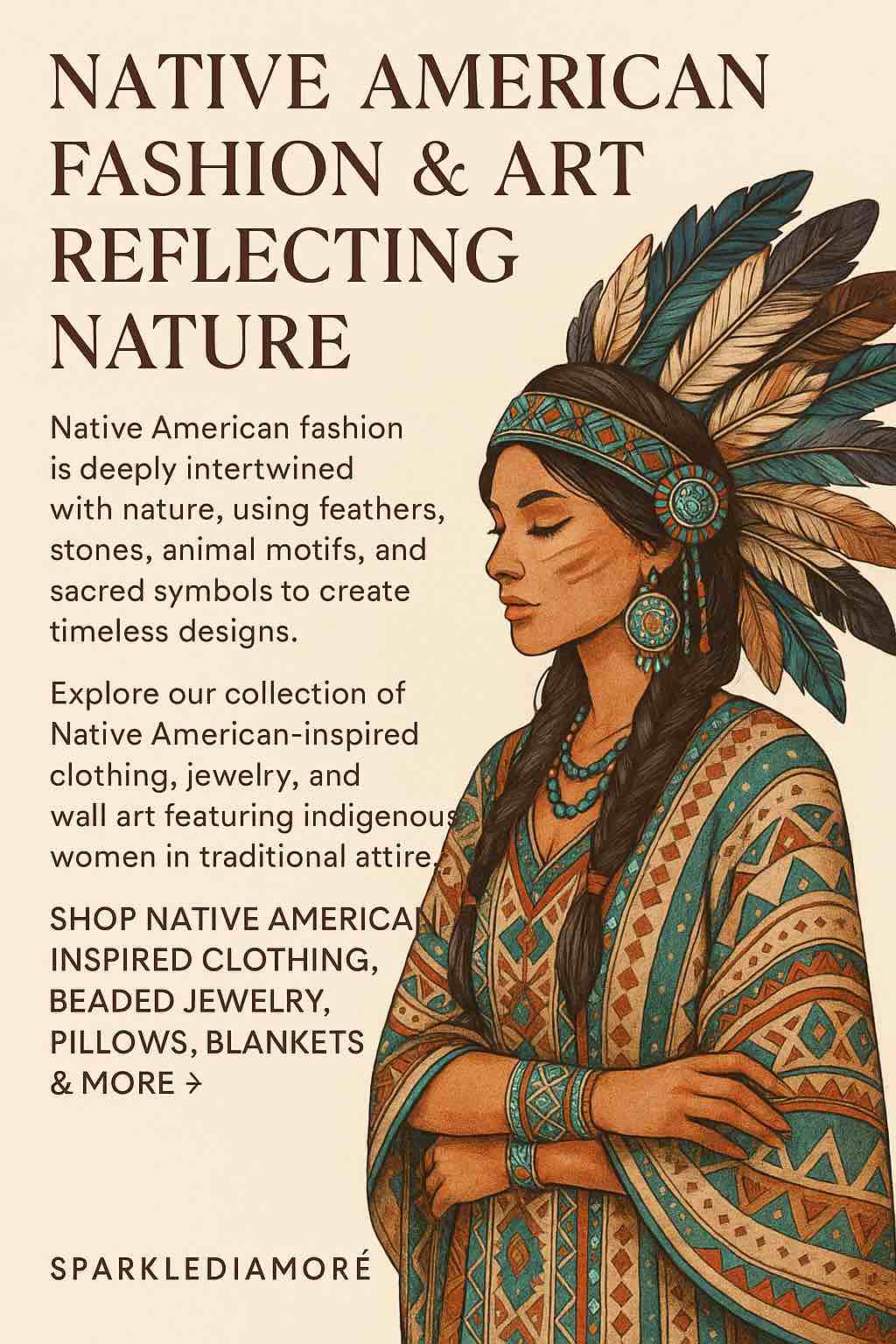 The Connection Between Nature and Native American Fashion | Wall Art ...