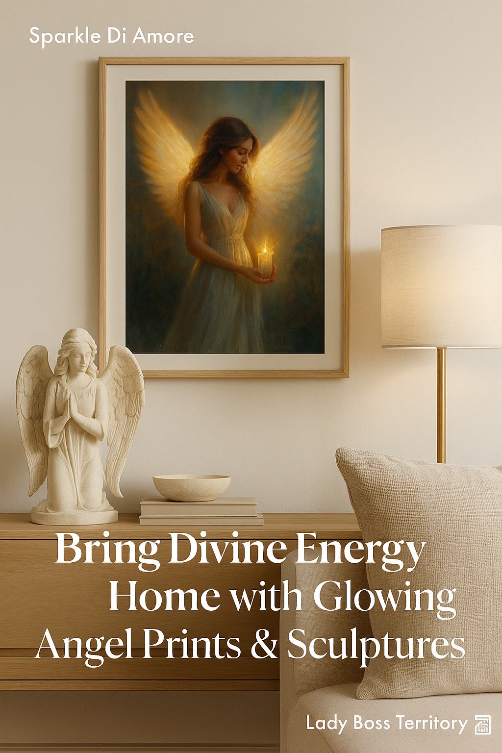 Spiritual Meaning of Glowing Angels in Modern Art | Divine Symbolism