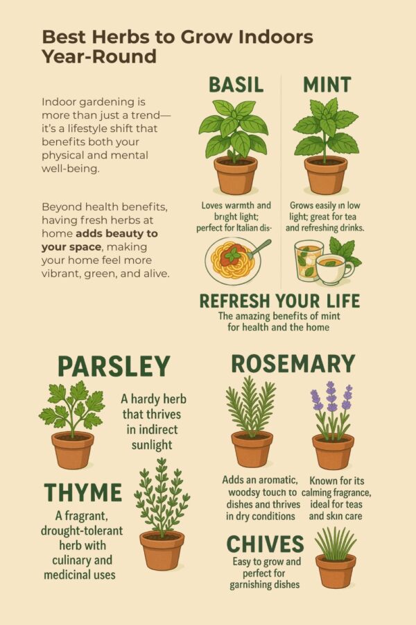 Most Common Herbs To Grow Indoors